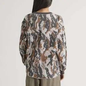 Gramicci Waffle Crew Long Sleeve Top