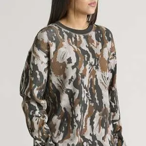 Gramicci Waffle Crew Long Sleeve Top