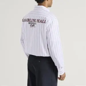 Drole De Monsieur Long Sleeve Regular Stripped Shirt