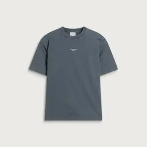 Drole De Monsieur Classic Slogan T-shirt - Dark Grey