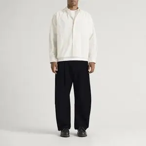 PORTER JAMES Dart-knee Pleated Trousers