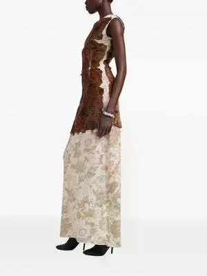 MAISON MARGIELA Tapestry Patch Jersey Maxi Dress