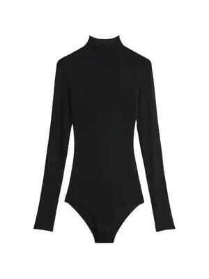 MAISON MARGIELA Long-sleeve Bodysuit - Black