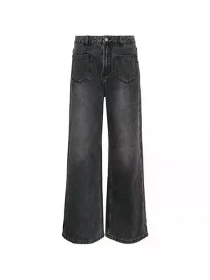 Rally Movement 4 Pockets Wide-leg Jeans