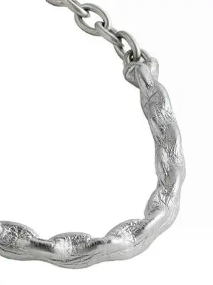 MAISON MARGIELA Crinkled-effect Link-chain Necklace