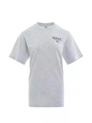 Sporty & Rich Logo T-shirts For Women