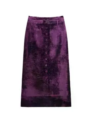MAISON MARGIELA Fusion Button-front Midi Skirt