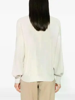 Brunello Cucinelli Monili-chain Ribbed Jumper