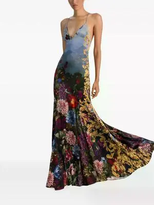 Alice + Olivia Milta Floral-print Maxi Dress