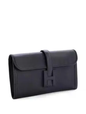 Hermès Jige Elan Swift 29 Clutch Bag - Black