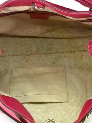 Gucci Soho Chain Strap Leather Medium Shoulder Bag - Pink