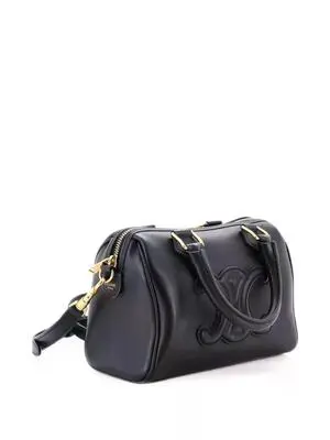 Celine Cuir Triomphe Boston Bag Leather Small Satchel
