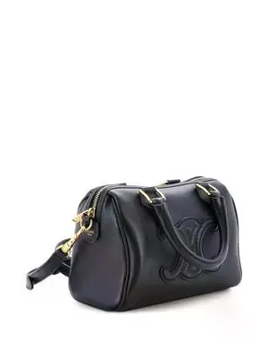 Celine Cuir Triomphe Boston Bag Leather Small Satchel