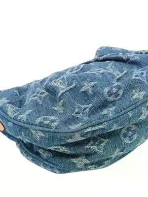 LOUIS VUITTON 2021-2026 Monogram Denim Pochette Valley Shoulder Bag