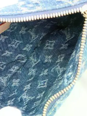 LOUIS VUITTON 2021-2026 Monogram Denim Pochette Valley Shoulder Bag