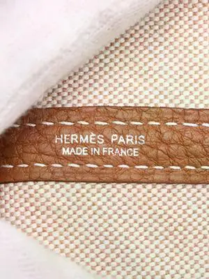 Hermès 2026 Toile And Negonda H Au Pas Garden Party 36 Tote Bag - Neutrals