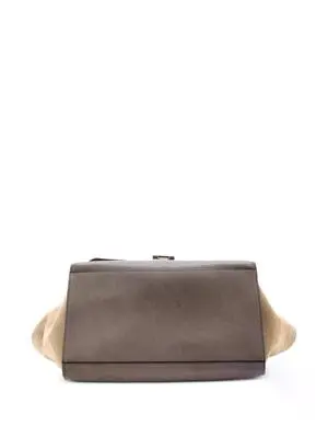 Celine Trapeze Bag Leather Small Satchel - Brown