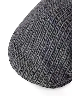 HACKETT  Herringbone Flat Cap