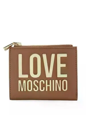 Moschino Logo-lettering Zip-around Wallet
