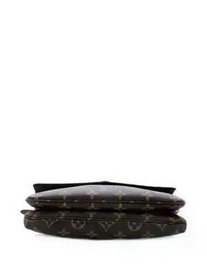 LOUIS VUITTON Twice Handbag Monogram Canvas And Leather Crossbody Bag