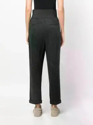 Brunello Cucinelli Pleated Cashmere-blend Trousers