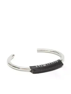 MAISON MARGIELA Numbers-motif Leather Cuff Bracelet