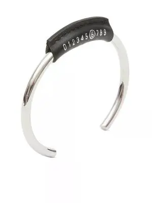 MAISON MARGIELA Numbers-motif Leather Cuff Bracelet