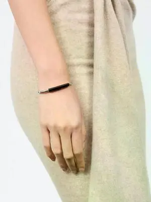 MAISON MARGIELA Numbers-motif Leather Cuff Bracelet