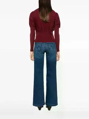 TWINSET Cowl-neck Puff-sleeve Sweater