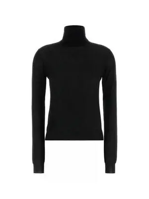 Prada Turtleneck Wool Sweater - Black