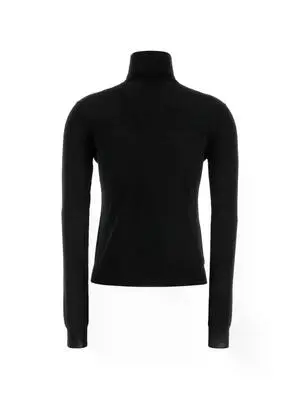 Prada Turtleneck Wool Sweater - Black