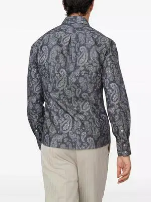 Brunello Cucinelli Paisley-print Cotton Shirt