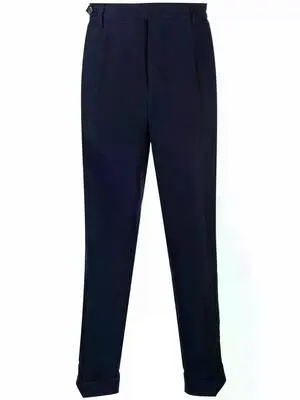 Brunello Cucinelli Straight-leg Tailored Trousers - Blue