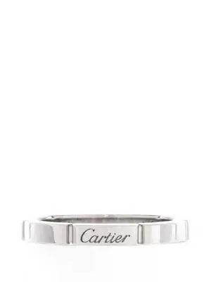 Cartier Maillon Panthere Band 18k White Gold Ring