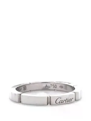 Cartier Maillon Panthere Band 18k White Gold Ring