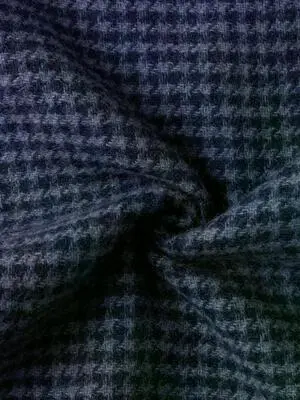 HACKETT  Houndstooth-pattern Fringed Scarf