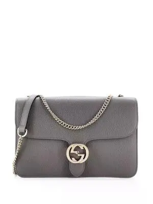 Gucci Interlocking Leather Medium Shoulder Bag