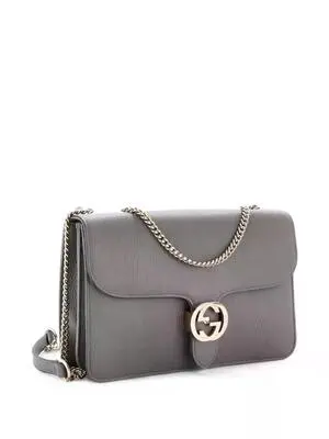 Gucci Interlocking Leather Medium Shoulder Bag