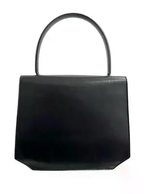 Celine 2009 Leather Top Handle Bag Handbag - Black