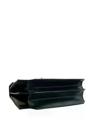Celine 2009 Leather Top Handle Bag Handbag - Black