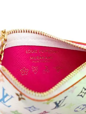 LOUIS VUITTON 2025 Takashi Murakami Monogram Multicolore Key Pouch Coin Pouch
