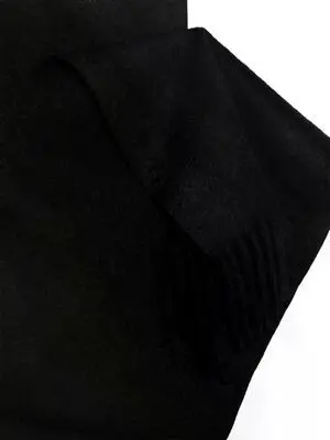 Max Mara Clara Monogram-embroidered Fringed Scarf