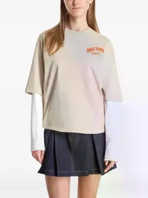 New Era Graphic-print T-shirt - Neutrals