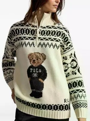 Polo Ralph Lauren Polo Bear Intarsia-knit Sweater