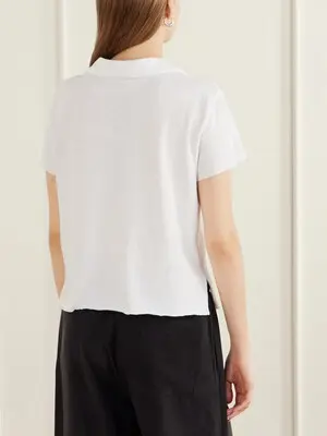 JAMES PERSE Cotton-piqué Polo Shirt