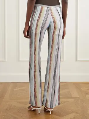 Missoni Striped Knitted Flared Pants