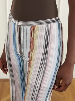 Missoni Striped Knitted Flared Pants