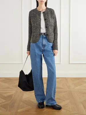 Arch4 Tulip Tweed Cashmere Cardigan