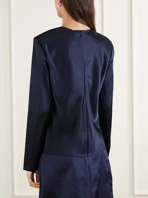HEIRLOME Ruth Silk-satin Blouse