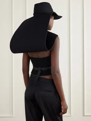 JEAN PAUL GAULTIER Cowboy Hat-detailed Wool-felt Vest